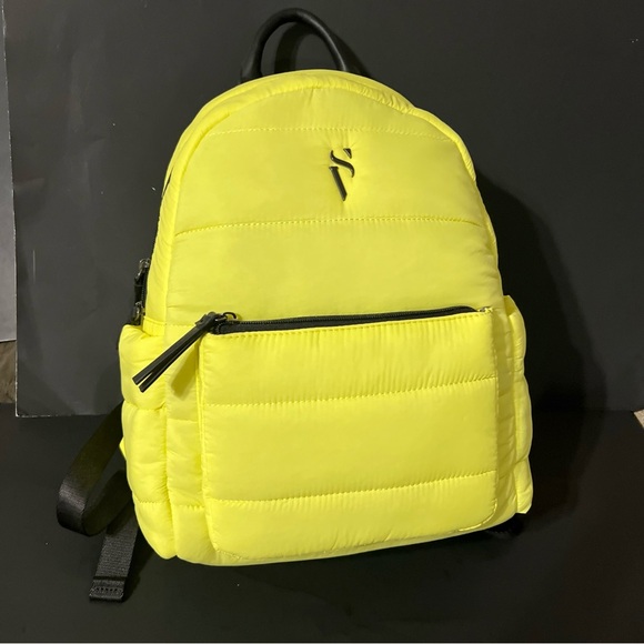 Vera Wang | Bags | Vera Wang Simply Vera Yellow Quilted Backpack Retail ...